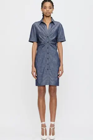CALLAS MILANO Ondine Shirtdress - Black