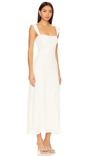 ROTATE BY BIRGER CHRISTENSEN Lace Wide Strap Dress