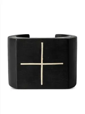PARTS OF FOUR Crescent Plane Cuff Bracelet - Black