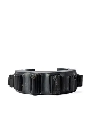 PARTS OF FOUR Parts Of Four Crescent Tourmaline Bracelet Black
