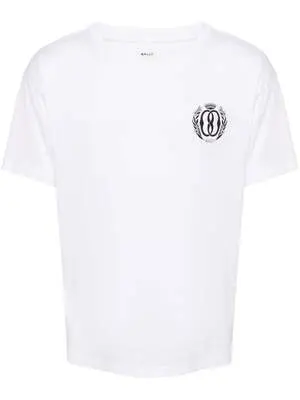 Bally Logo-print Organic Cotton T-shirt - White