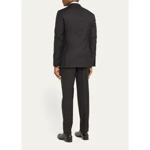 TOM FORD Shelton Twill Peak Tuxedo - Black