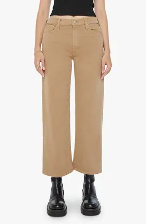 MOTHER The Dodger Flood Wide Leg Ankle Jeans
