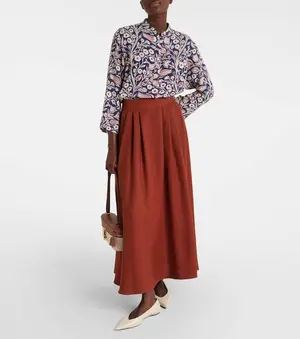 Loro Piana Floral Silk Tunic
