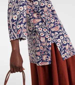 Loro Piana Floral Silk Tunic