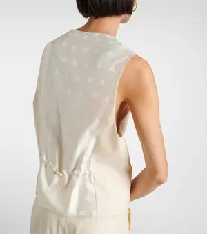 Max Mara Zuai Virgin Wool Vest - White