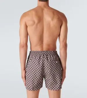 Frescobol Carioca Treliça Swim Trunks - Brown
