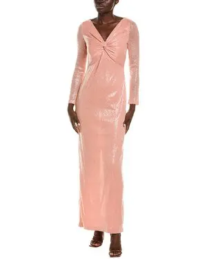 St. John St. John Sequin Gown - Black