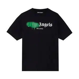 Palm Angels Milano Sprayed Logo T-shirt - Black