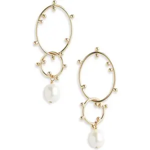 POPPY FINCH Scattered Bubble Drop Earrings - Gold