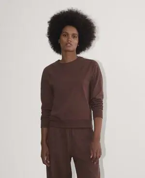 Everlane Off-duty Long-sleeve T-shirt - Dark Mahogany