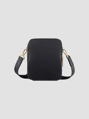 Stefano Ricci Calfskin Leather Messenger Bag - Black