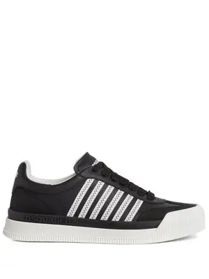 Dsquared2 Jersey Leather Sneakers