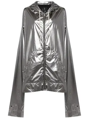 Rick Owens Metallic Hooded Jacket