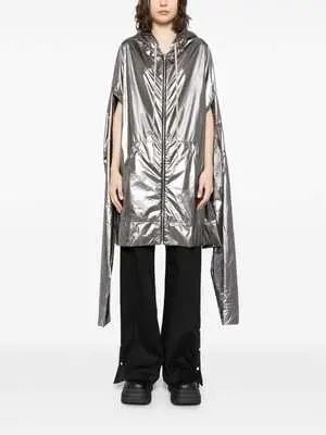 Rick Owens Metallic Hooded Jacket