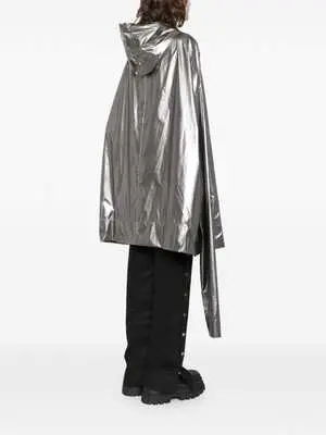 Rick Owens Metallic Hooded Jacket