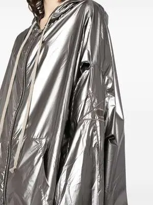 Rick Owens Metallic Hooded Jacket