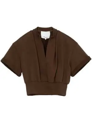 3.1 Phillip Lim V-neck T-shirt - Brown