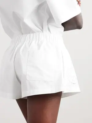 Versace Broderie Anglaise Cotton Shorts