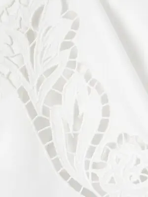 Versace Broderie Anglaise Cotton Shorts