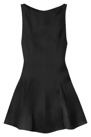 Khaite Mags Silk-gazar Mini Dress - Black
