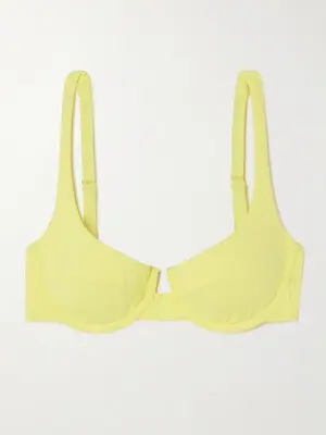 Melissa Odabash Milan Underwired Bikini Top - Yellow