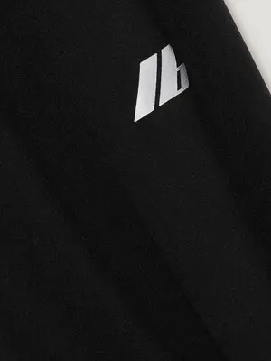 Balenciaga Logo-printed Stretch-jersey Leggings - Black