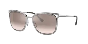 Michael Kors Sunglasses Brown Silver Flash