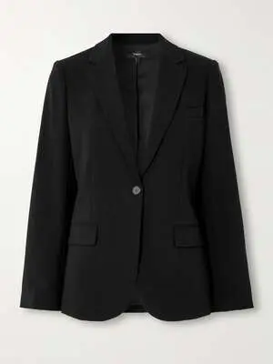 Theory Crepe Blazer - Black