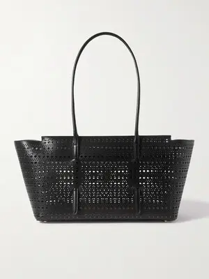Alaïa Mina 32 Laser-cut Leather Shoulder Bag