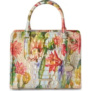 Brahmin Cami Embossed Satchel - Succulent Bloom