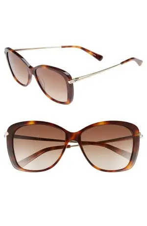Longchamp 56mm Butterfly Sunglasses