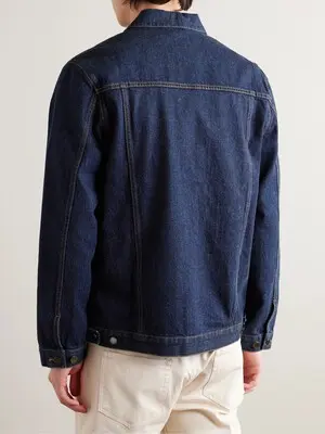 Sunspel Selvedge Denim Trucker Jacket - Blue