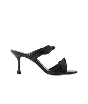 Fluted Heel Mules