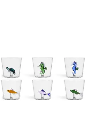 ICHENDORF MILANO Marine Garden Assorted Tumblers - White