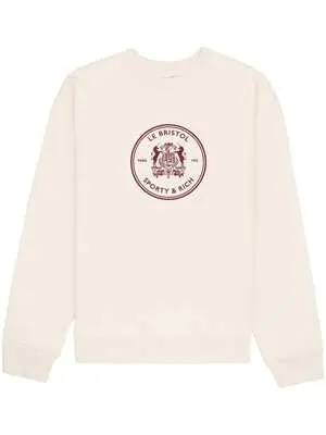 SPORTY & RICH Bristol Crest Sweatshirt