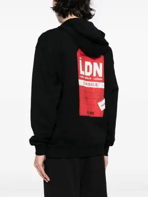 Hugo Graphic-print Cotton Hoodie