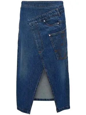 Jw Anderson Contrast Stitching Skirts