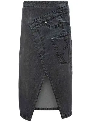 Jw Anderson Contrast Stitching Skirts