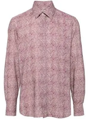 Corneliani Geometric-print Shirt