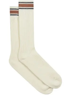 Etro Stripe Detailing Socks - Neutrals