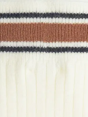 Etro Stripe Detailing Socks - Neutrals