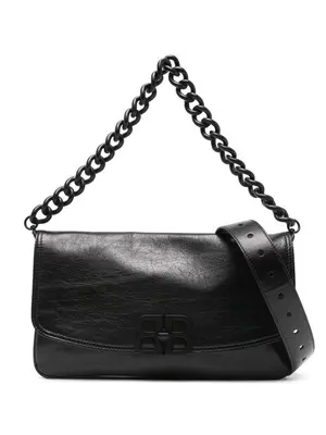 Balenciaga Medium Bb Leather Shoulder Bag