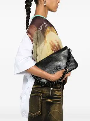 Balenciaga Medium Bb Leather Shoulder Bag