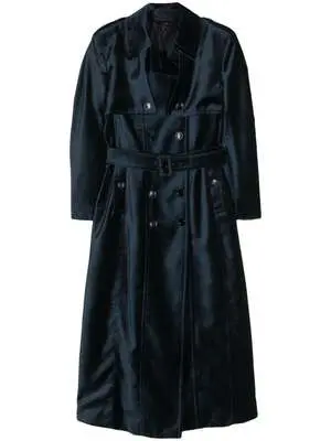 TOM FORD Belted Velvet Trench Coat