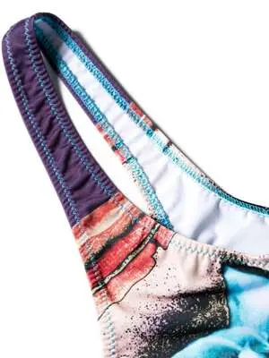 JEAN PAUL GAULTIER Graphic-print Swimsuit