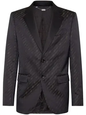 BILLIONAIRE Jacquard Long-sleeve Blazer