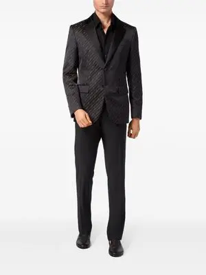 BILLIONAIRE Jacquard Long-sleeve Blazer