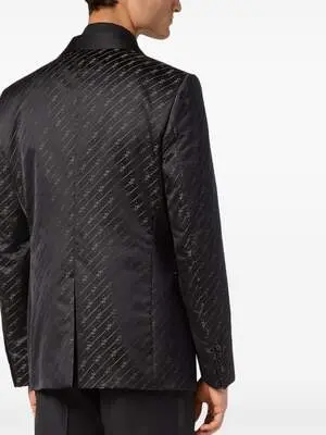 BILLIONAIRE Jacquard Long-sleeve Blazer
