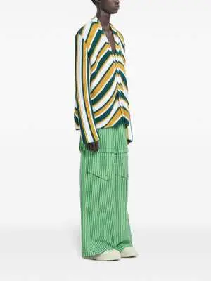 Marni Diagonal Stripe V-neck Cardigan